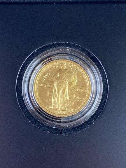 US Mint 2016 Standing Liberty Quarter Centennial 1/4 oz Gold Coin ...