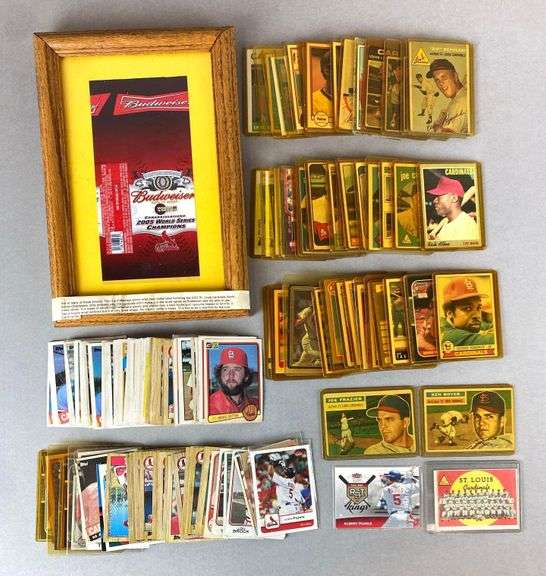 Group of 150+ St Louis Cardinals Baseball Trading Cards and More ...