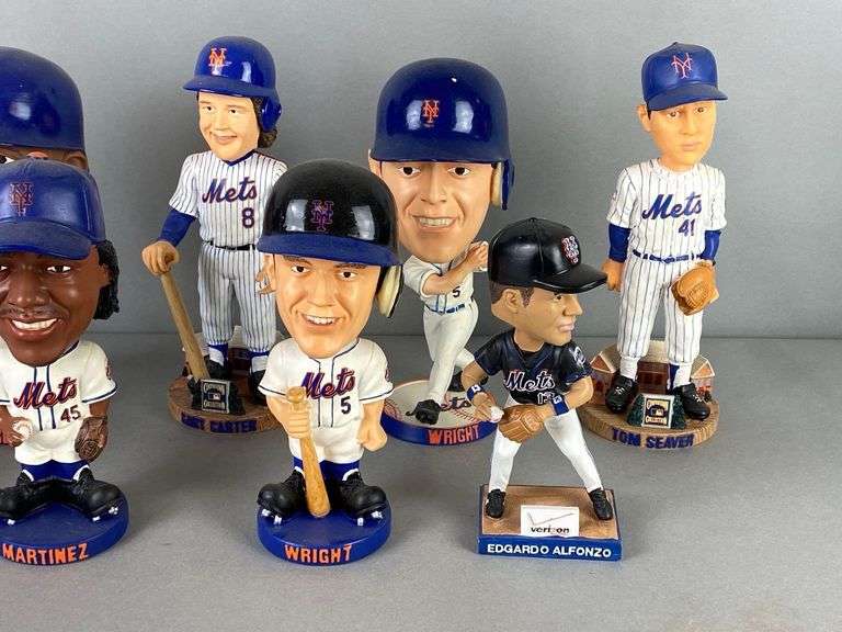 Group of 9 New York Mets Baseball Player Bobbleheads - Matthew Bullock ...