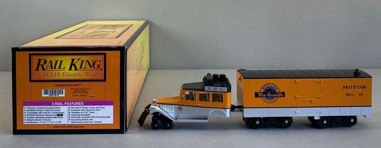 Rail King O Scale Rio Grande Galloping Goose - Matthew Bullock Auctioneers