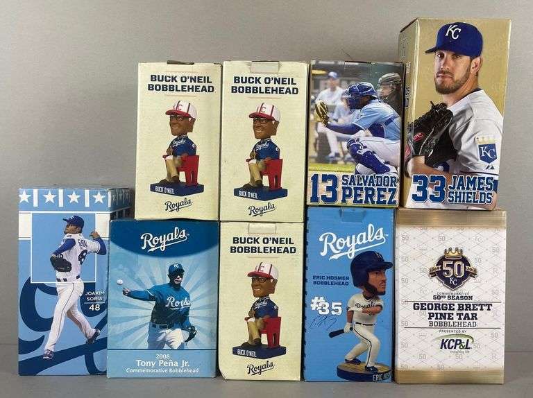Group of Kansas City Royals Baseball Bobbleheads - Matthew Bullock ...