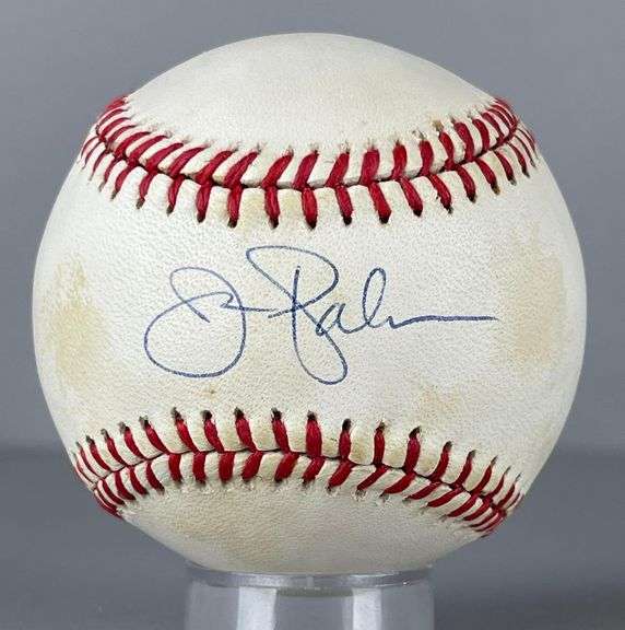 Jim Palmer Signed Official MLB AL Rawlings Baseball - Matthew Bullock Auctioneers