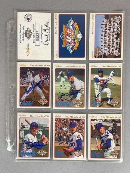 Rare 1994 Spectrum 1969 New York Mets 25th Anniversary 70 Card Set with ...