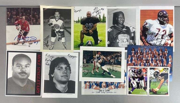 Group of Signed Sports Photos - Matthew Bullock Auctioneers