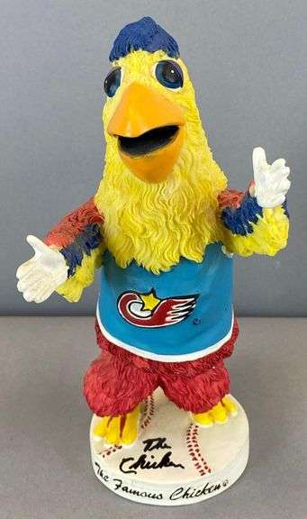 Signed San Diego Padres The Famous Chicken Bobblehead - Matthew Bullock ...