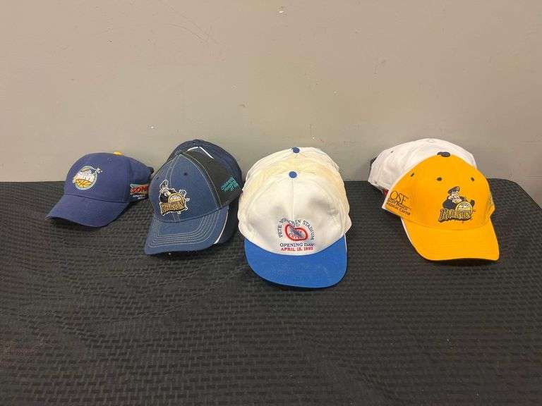 Large Group of Assorted Sports Team Hats - Matthew Bullock Auctioneers