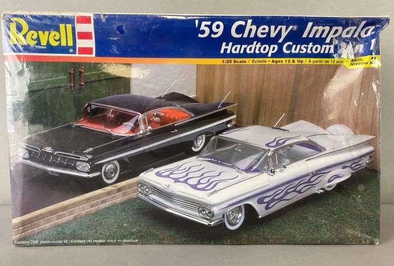 Revell 1959 Chevy Impala Hardtop Custom Plastic Model Car Kit - Matthew ...