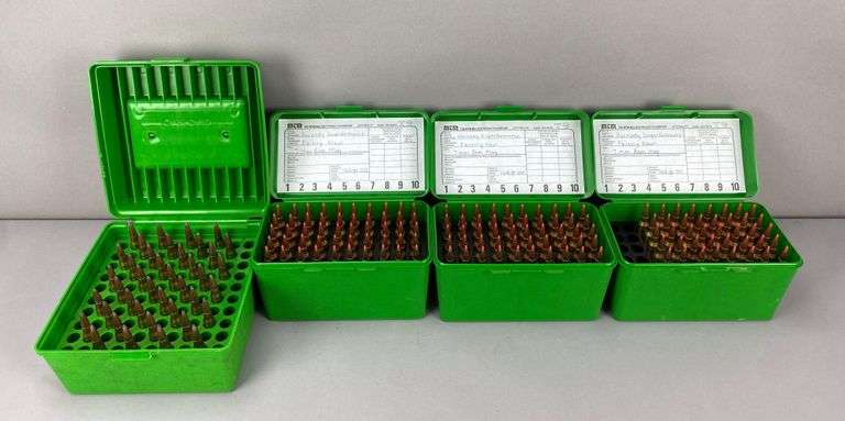 Group of 180 Assorted Cartridges in Ammo Boxes - Matthew Bullock ...