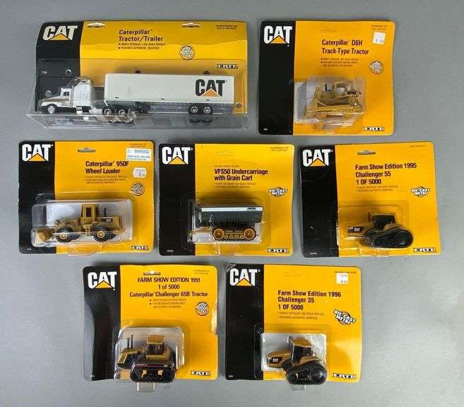 Group of 7 ERTL CAT Caterpillar Die-Cast Vehicles - Matthew Bullock ...