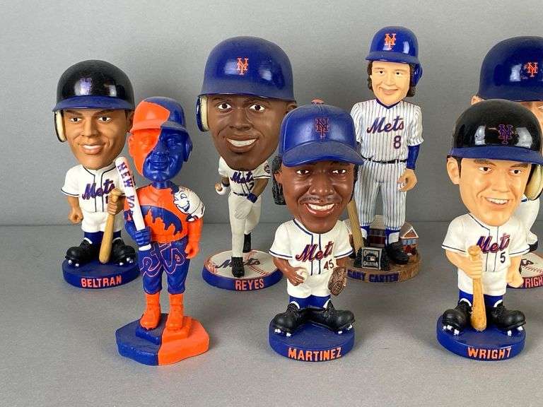 Group of 9 New York Mets Baseball Player Bobbleheads - Matthew Bullock ...