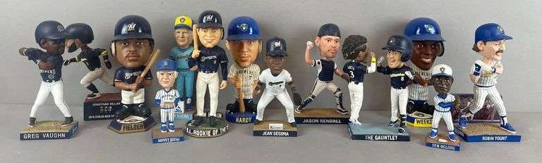 Group of Milwaukee Brewers Baseball Bobbleheads - Matthew Bullock ...
