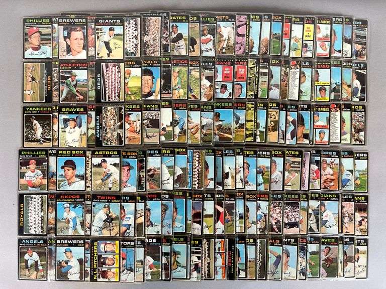 1971 Topps Baseball Complete Set - Matthew Bullock Auctioneers