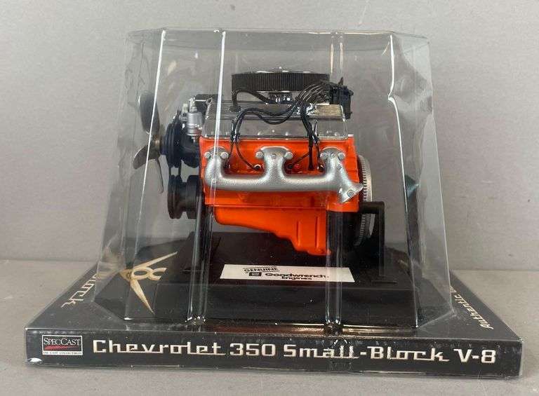 Spec-Cast Chevy 350 Small Block V-8 Die-Cast Engine - Matthew Bullock ...