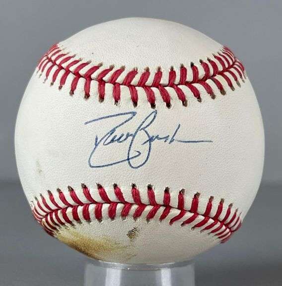Dave Justice Signed Official MLB NL Rawlings Baseball with JSA COA ...