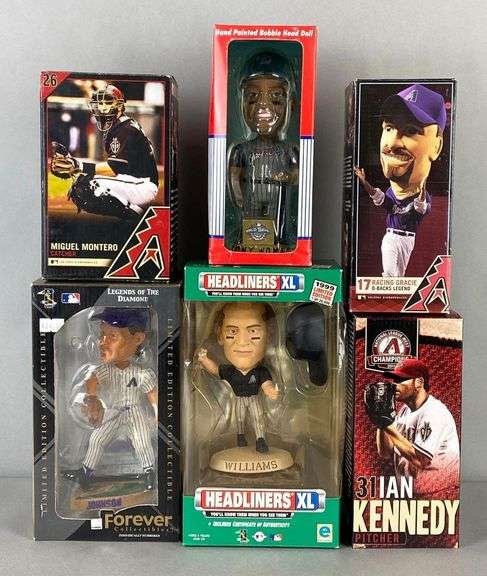Group of 6 Arizona Diamondbacks Baseball Bobbleheads - Matthew Bullock ...
