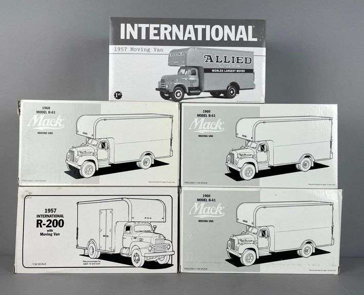 Group of First Gear 1950s / 60s Die-Cast Moving Vans - Matthew Bullock ...