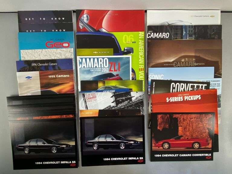 Group of Chevrolet Dealership Advertising Brochures - Matthew Bullock ...
