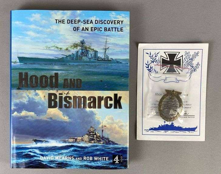 WW2 German Battleship Bismarck Bruno Rzonca Signature with Replica High ...