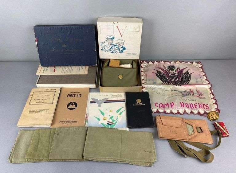 Group of Assorted WW2 Items - Matthew Bullock Auctioneers