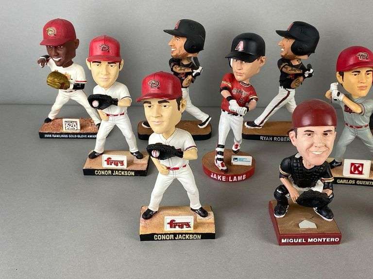 Group of 12 Arizona Diamondbacks Baseball Player Bobbleheads - Matthew ...