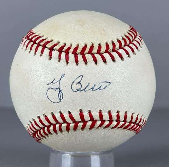 Yogi Berra Signed Official MLB AL Rawlings Baseball with JSA COA - Matthew Bullock Auctioneers