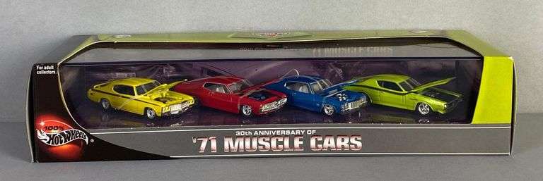 Mattel Hot Wheels 71 Muscle Cars Gift Pack - Matthew Bullock Auctioneers