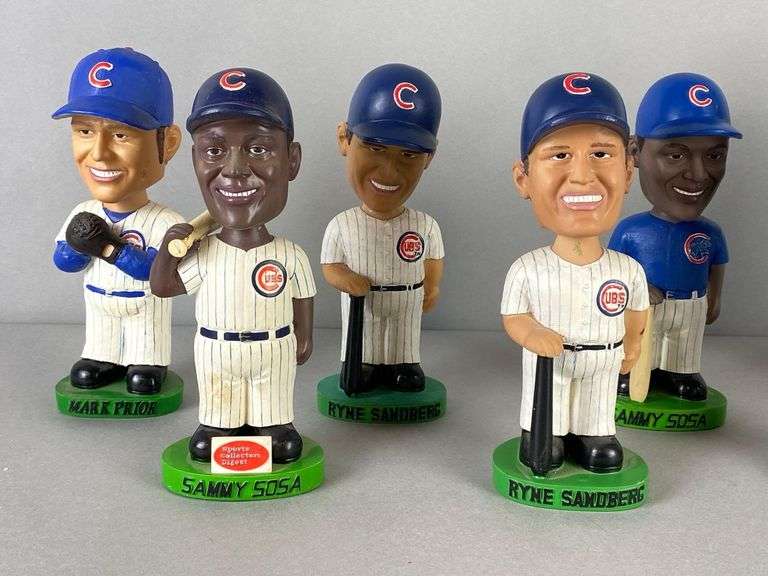Group of 8 Chicago Cubs Baseball Player Bobbleheads - Matthew Bullock ...