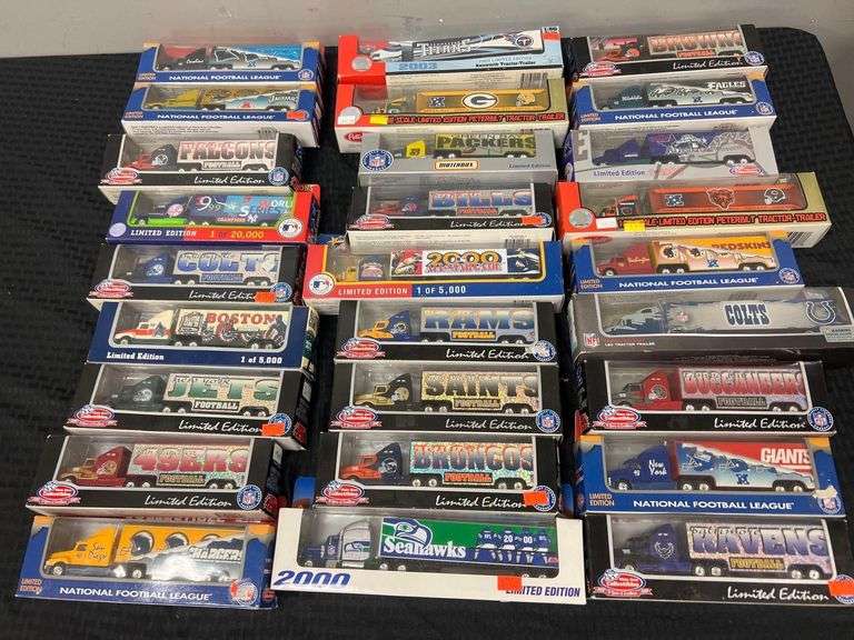 Group of Limited Edition NFL Die-Cast Semi Trucks - Matthew Bullock ...