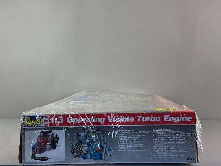 Revell Operating Visible Turbo Engine Plastic Model Kit - Matthew ...