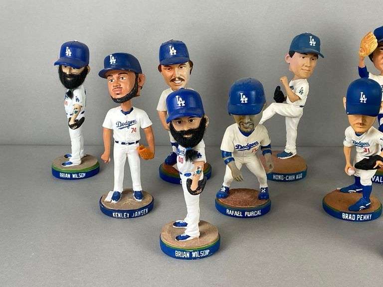 Group of 11 Los Angeles Dodgers Baseball Player Bobbleheads - Matthew ...