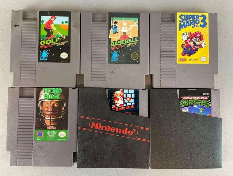 Group of Original Nintendo Games - Matthew Bullock Auctioneers