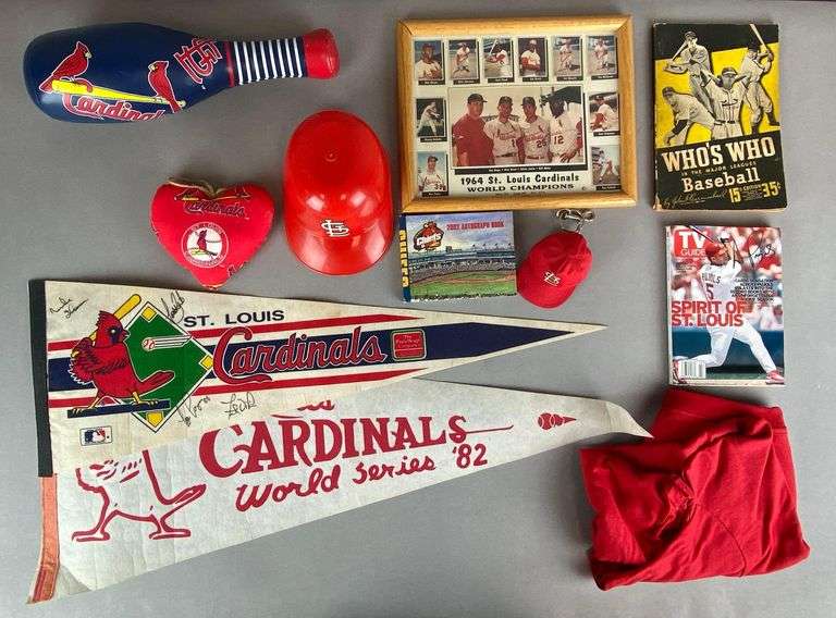 Group of Assoryed St Louis Cardinals Items - Matthew Bullock Auctioneers