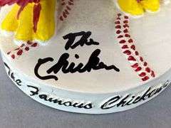Signed San Diego Padres The Famous Chicken Bobblehead - Matthew Bullock ...