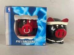 Group of Forever Collectibles Pig Leaders Chicago Bulls Piggy Banks ...