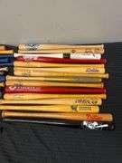 Group of Mostly Minor League Mini Bats - Matthew Bullock Auctioneers