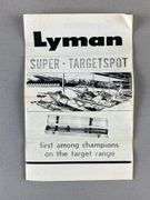 Lyman Super-Targetspot Firearm Scope with Case - Matthew Bullock ...