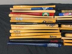 Group of MLB and Minor League Mini Bats - Matthew Bullock Auctioneers