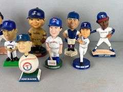Group of 10 Texas Ranger Baseball Player Bobbleheads - Matthew Bullock ...