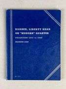 1892-1905 No. 1 Barber, Liberty Head, or Morgan Quarter Whitman Folder ...