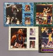Group of NBA Iconic Player Plaques - Matthew Bullock Auctioneers