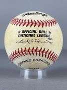Gary Mathews Signed Official MLB NL Rawlings Baseball with Inscription ...