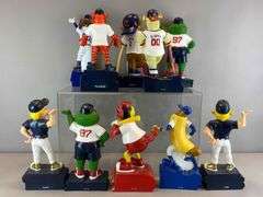 Group of 10 MLB Mascot Figures - Matthew Bullock Auctioneers