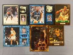 Group of NBA Iconic Player Plaques - Matthew Bullock Auctioneers