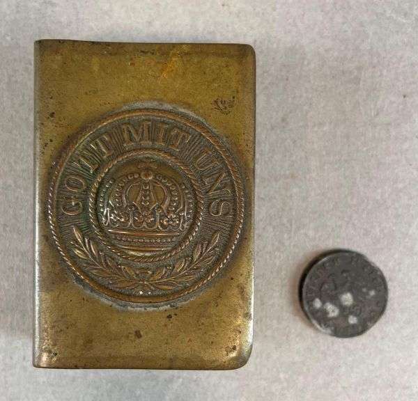 WW1 Imperial German Matchbox Holder and 5 Cent Piece - Matthew Bullock ...