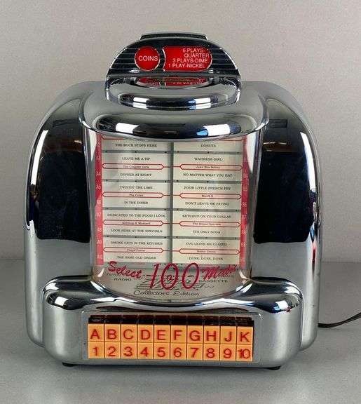 Select-O-Matic 100 Spirit of St Louis Collectors Edition Jukebox Radio ...