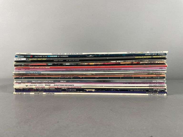 Group of 1980s Rock Vinyl Records - Matthew Bullock Auctioneers