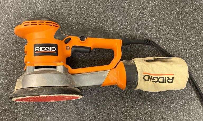 RIGID Variable Speed Orbital Hand Sander - Matthew Bullock Auctioneers