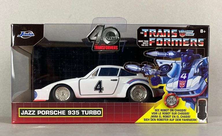 Jada Transformer 40 Years Jazz Porsche 935 Turbo Die- Cast Car ...