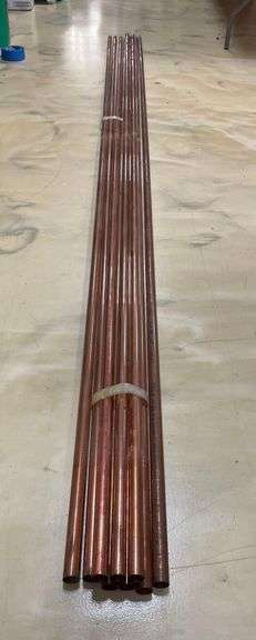 90 Feet of 3/4 inch Copper Pipe - Matthew Bullock Auctioneers