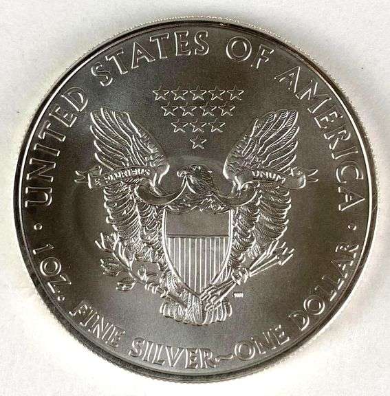 2011 US Mint American Silver Eagle 1 oz .999 Fine Silver - Matthew Bullock Auctioneers